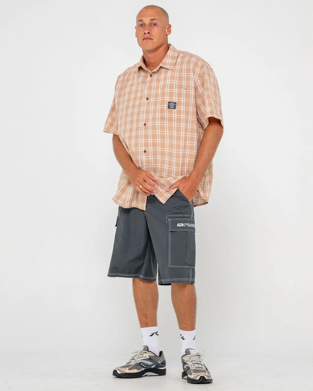 Rusty Commando Rippa 23" Cargo Short | Mens Dark Sapphire Surf Short ...